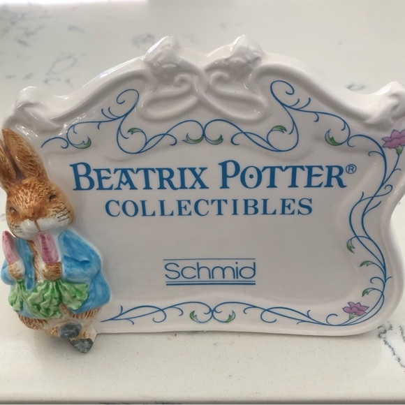 Schmid | Accents | Vintage 987 Schmid Beatrix Potter Peter Rabbit Desk ...